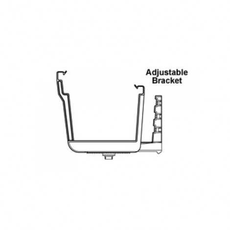 Arensi-Marley F300 Adjustable Rain Gutter Bracket Grey / Salur Air
