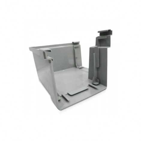 Arensi-Marley F300 Mitre Joint In Rain Gutter Grey / Salur Air