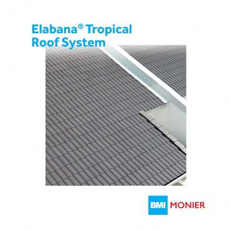 Monier Elabana Tropical Roof System Main Tile (Ms Grey)